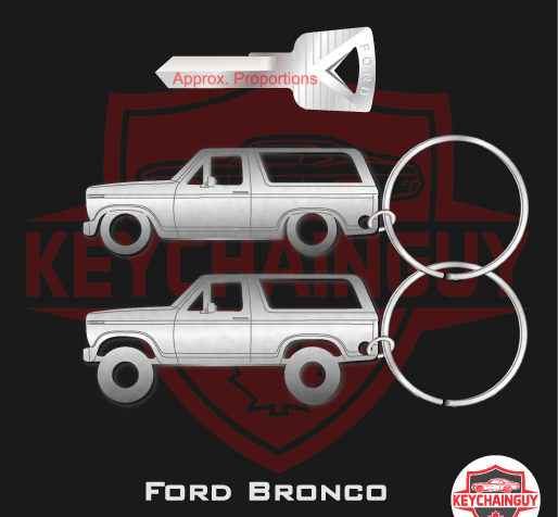 1980 - 1986 Ford Bronco Gen 3 – Keychainguy