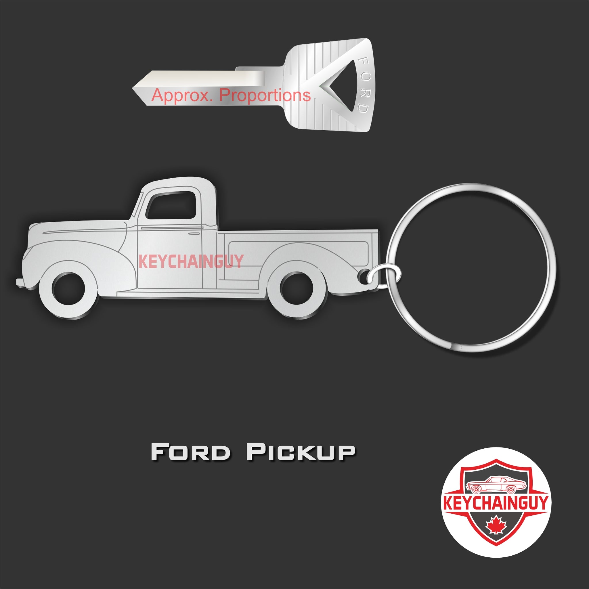 1937 - 1940 Ford Pickup – Keychainguy